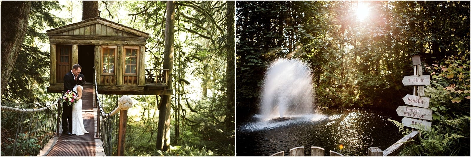 A Late Summer TreeHouse Point Wedding | GSquared Weddings Photography