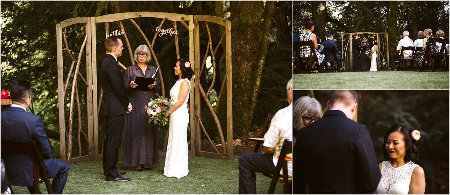 A Late Summer TreeHouse Point Wedding | GSquared Weddings Photography