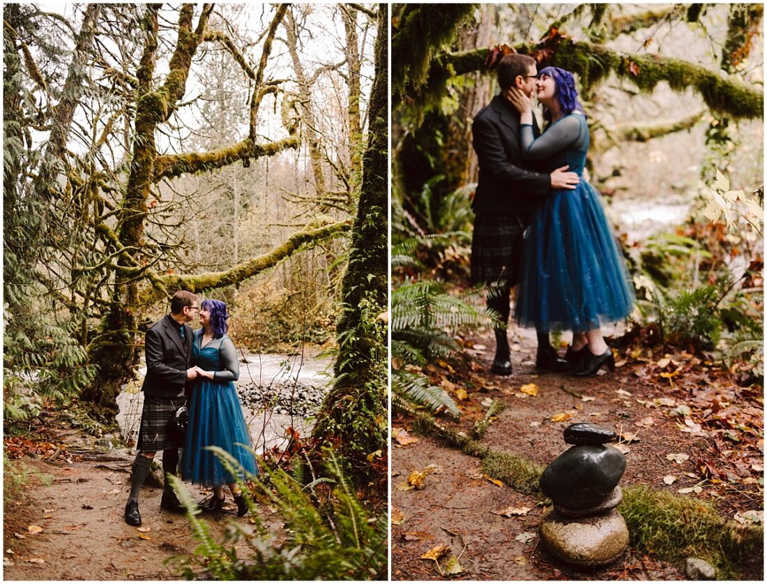 Fall Treehouse Wedding | Treehouse Point | GSquared Weddings Photography