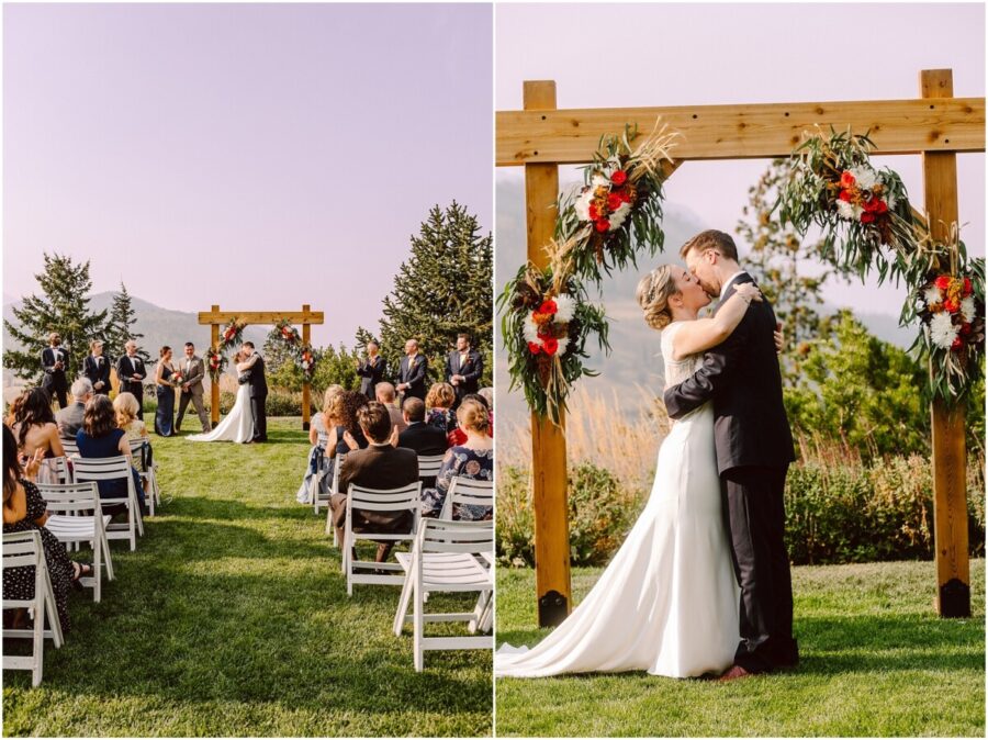 Sun Mountain Lodge Fall Wedding | GSquared Weddings Photography
